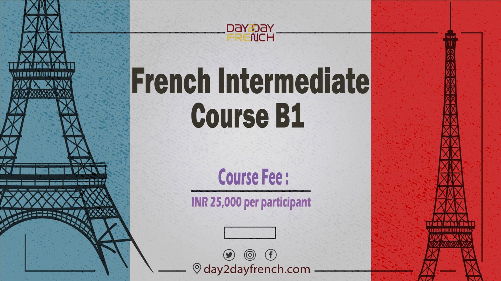French Intermediate course B1